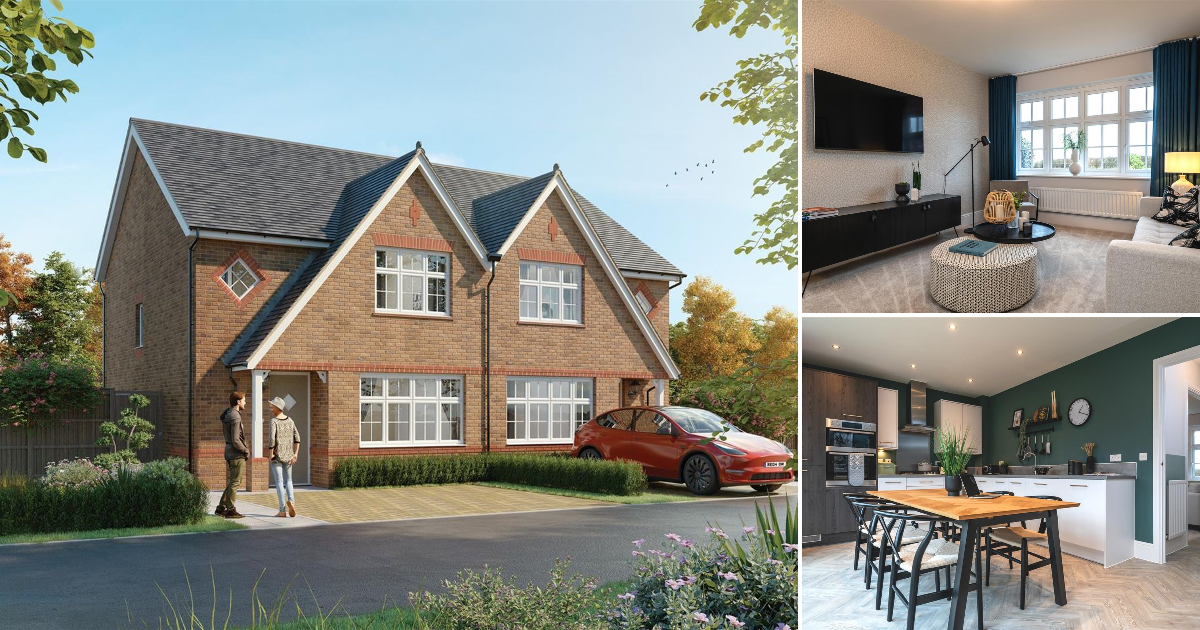 3 bed semi-detached house for sale in The Letchworth, Hendricks Green ...